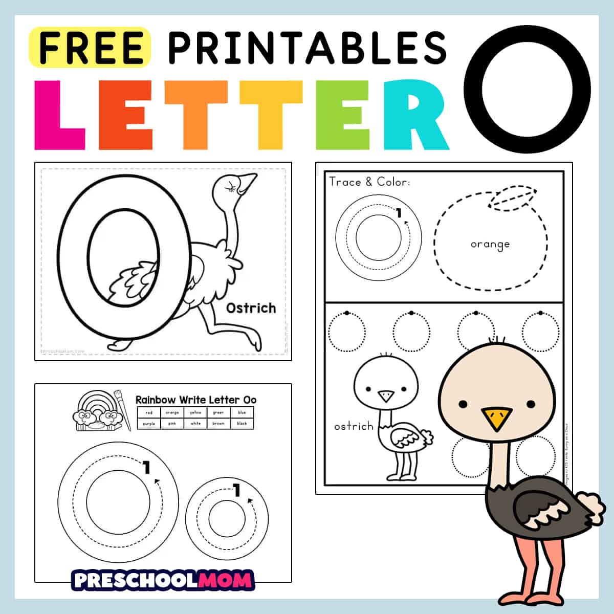 Letter O Preschool Printables Printable Free Templates